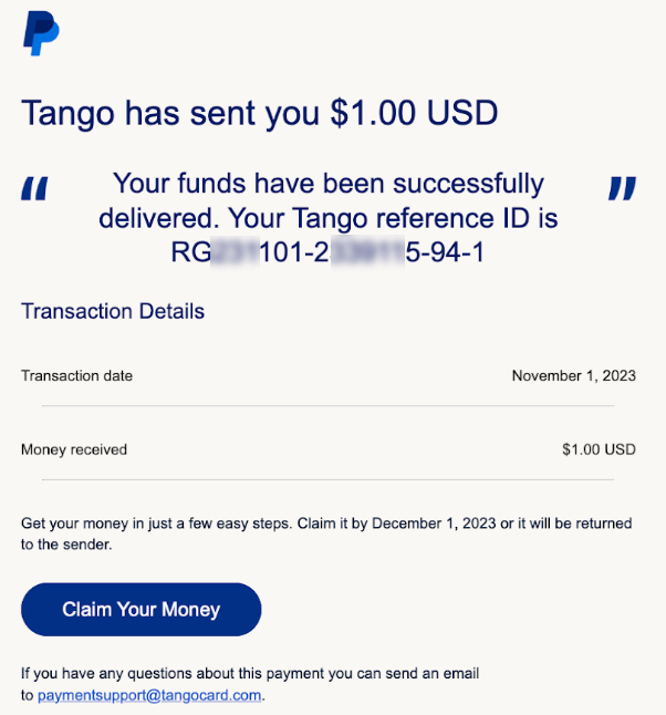 Troubleshooting PayPal rewards sent to the wrong email address